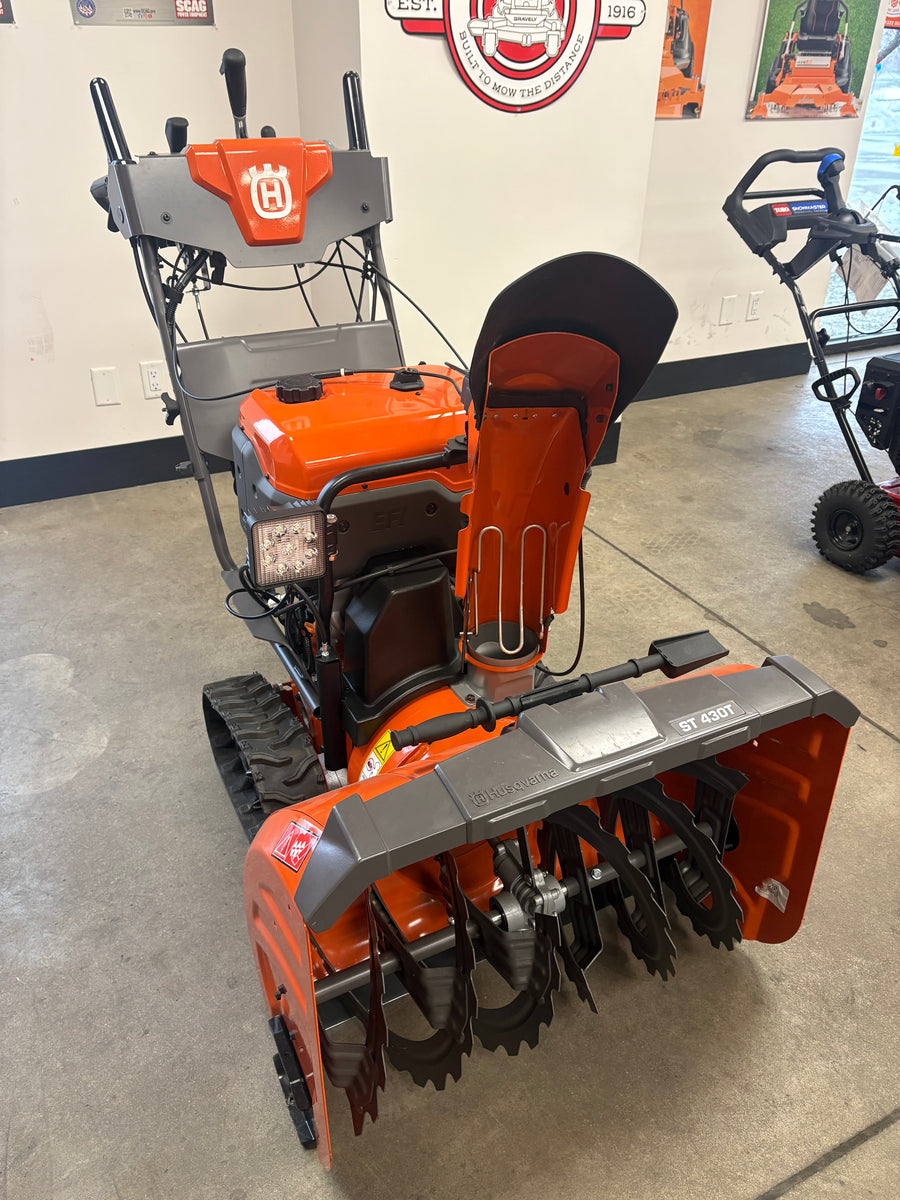 Husqvarna ST430T (30") 420cc Two-Stage Hydro Track Driven Snow Blower ...